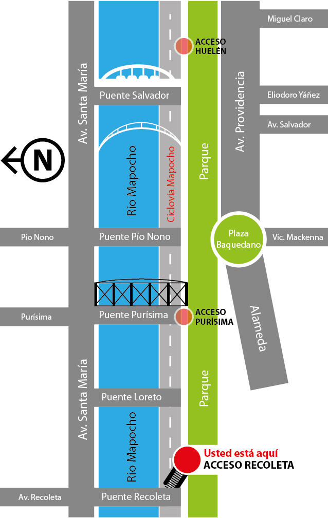 El río Mapocho abre sus puertas a ciclistas - Ministerio del Interior y ...